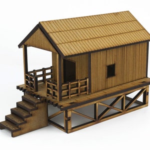 MDF Jungle Military Camp: 28mm Wargaming Terrain Diorama Kit - Etsy UK