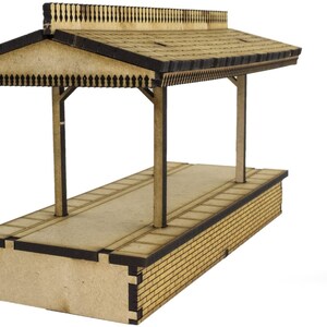 WWS Double Platform & Canopy With On/off Ramps – Railway MDF Oo/ho ...