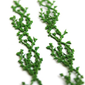 Laser Cut Flocked Ivy Green Plants | Miniature Model Railway Diorama - Etsy