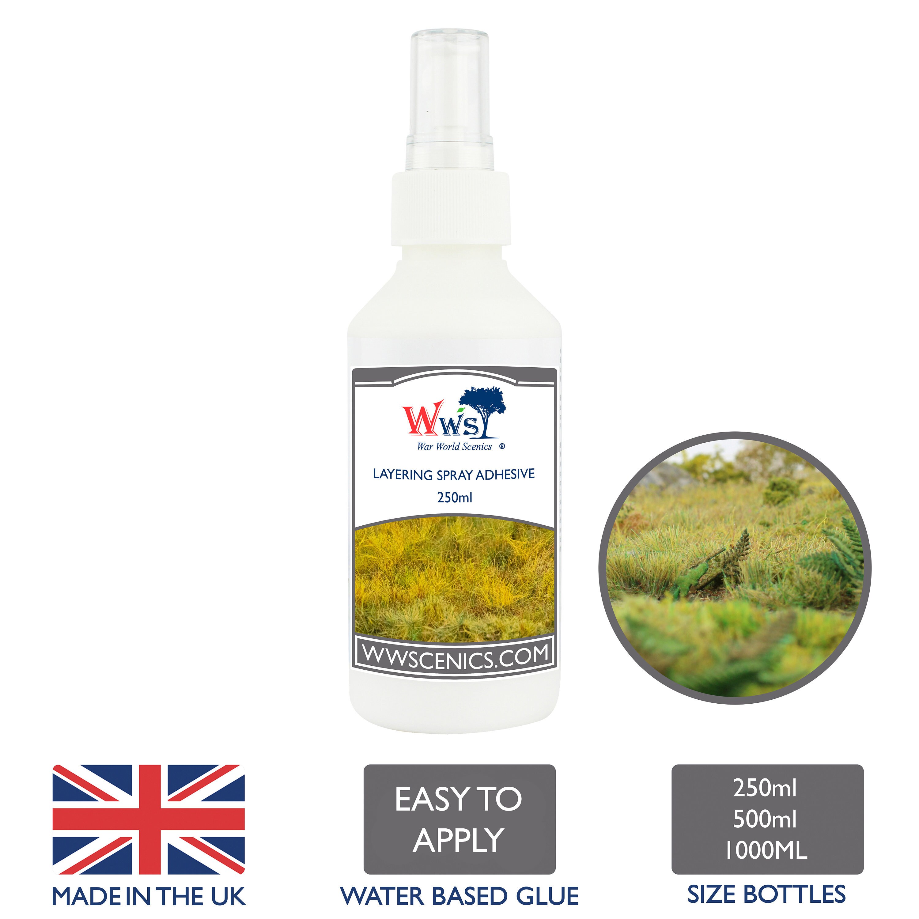 Static Grass Layering Spray 250ml for Railway Modelling & - Etsy UK