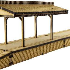 WWS Double Platform & Canopy With On/off Ramps – Railway MDF Oo/ho ...