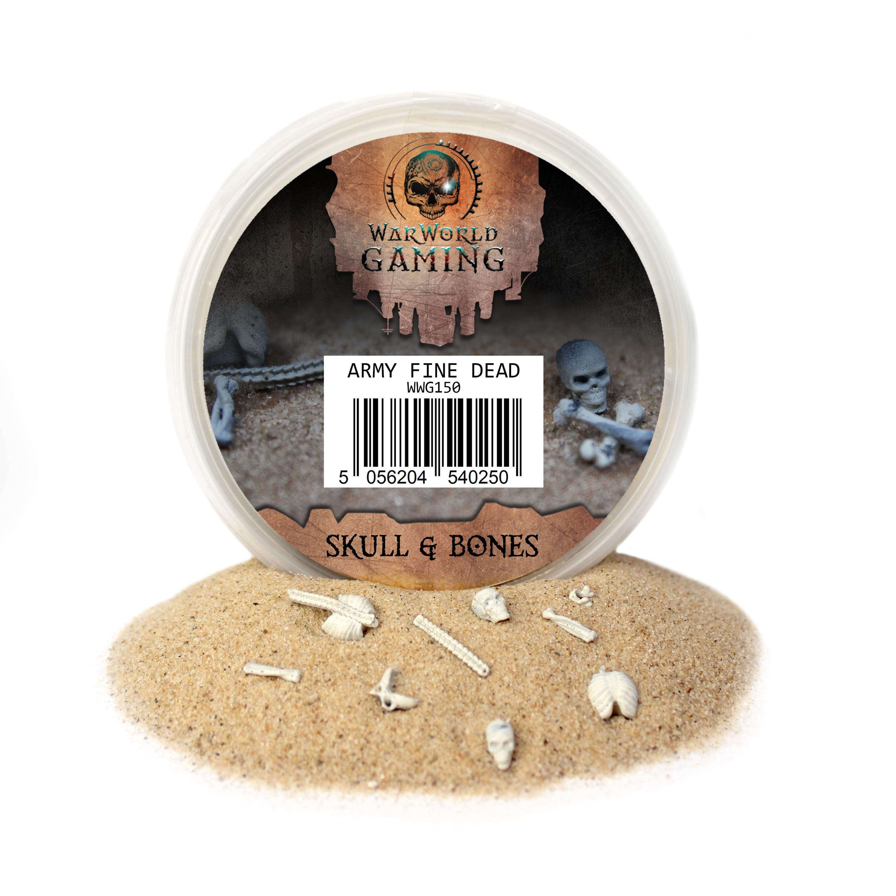 Wargaming Skull and Bone Basing Kit for 28mm Miniatures Terrain Diorama ...