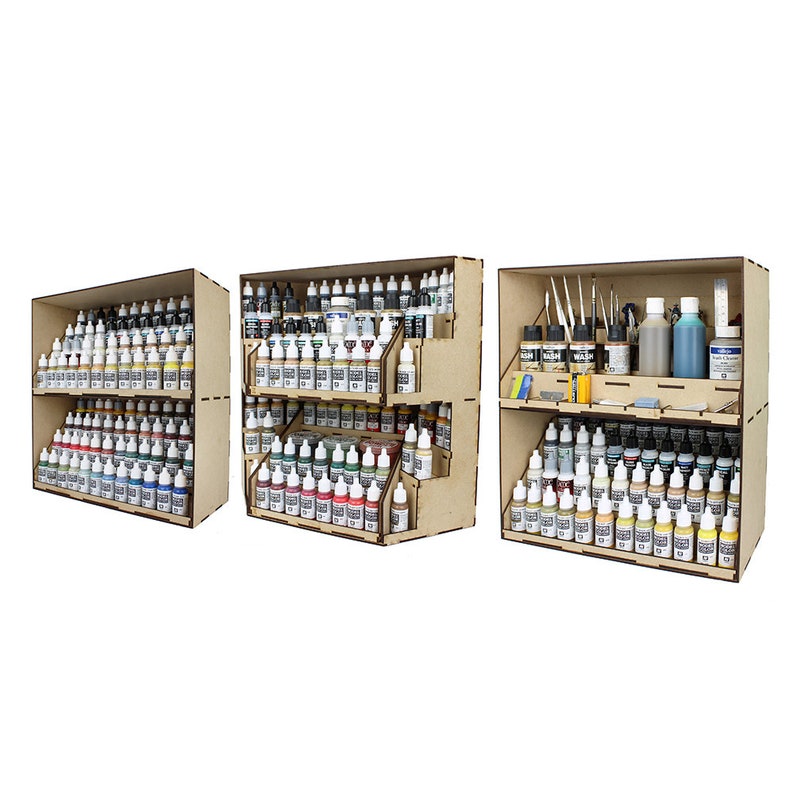 WWG Modular Paint Station System Set 3 Full Set MDF - Etsy UK