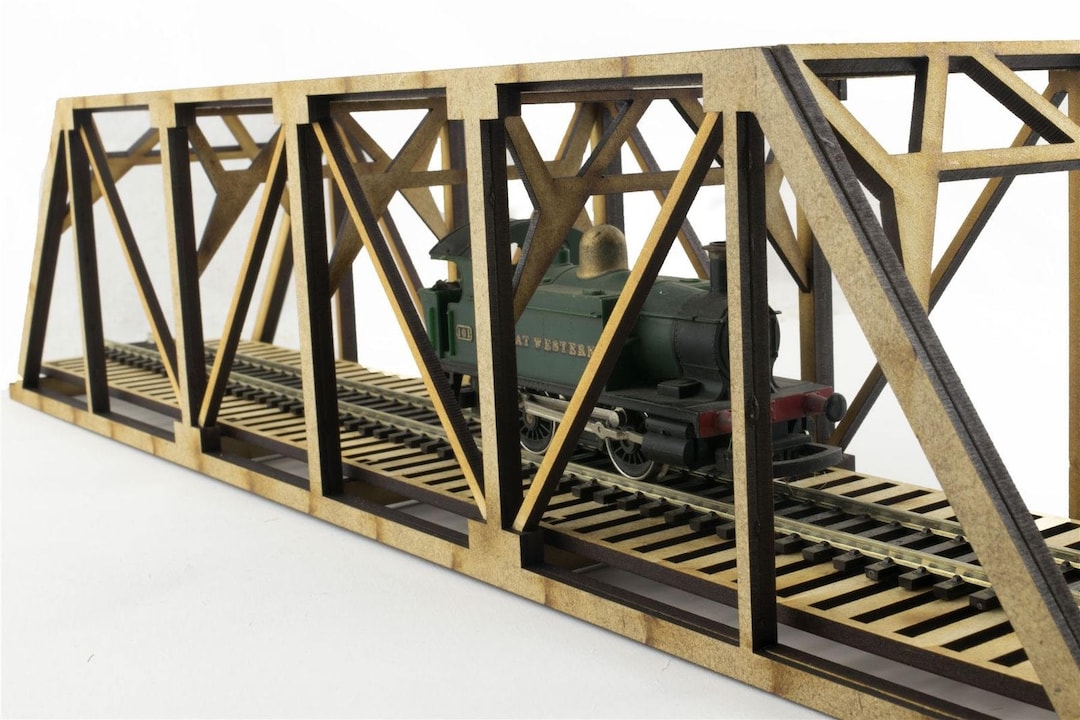 WWS - Railroad Girder Bridge by WWS – Model Railway MDF Scenery - Etsy