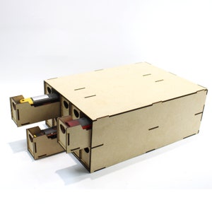The Loco Storage Box | 10 Drawers | Model Railway MDF Locomotive Case ...