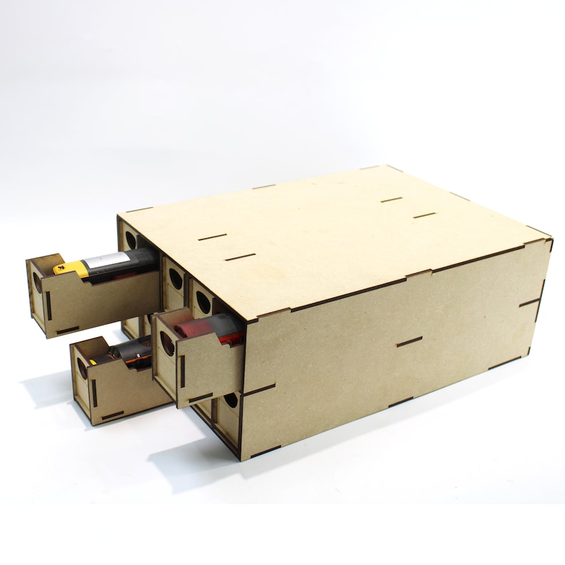 The Loco Storage Box | 10 Drawers | Model Railway MDF Locomotive Case ...