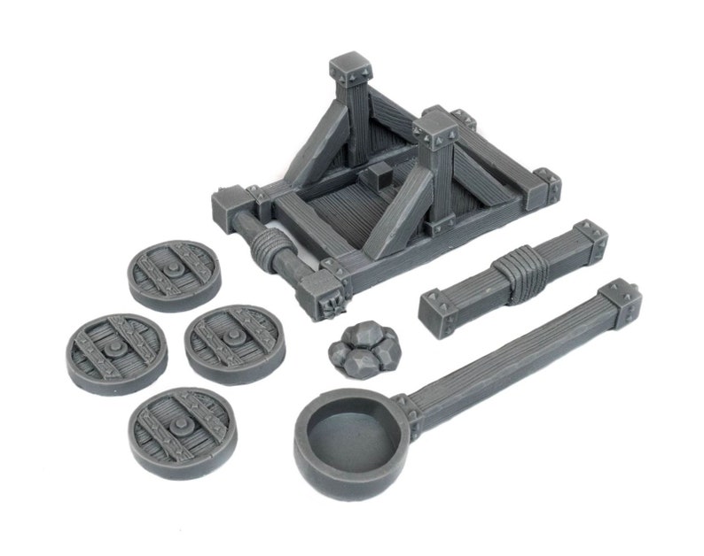 War World Gaming Medieval Siege Catapult Weapon 28mm Fantasy - Etsy