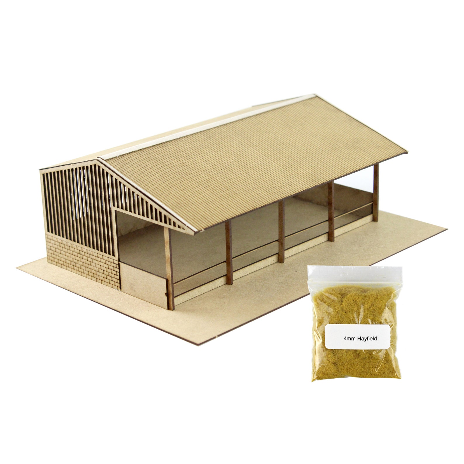 Livestock Barn With Hayfield Grass OO Gauge Model Railway - Etsy