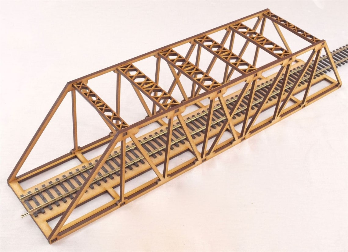 OO Gauge Single Track Girder Bridge by WWS Model Railway MDF | Etsy