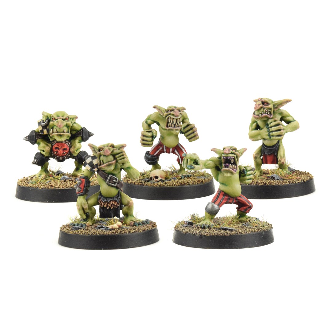 WWG Goblin Gang 28mm Fantasy Miniature Figures Troll Creature Middle ...