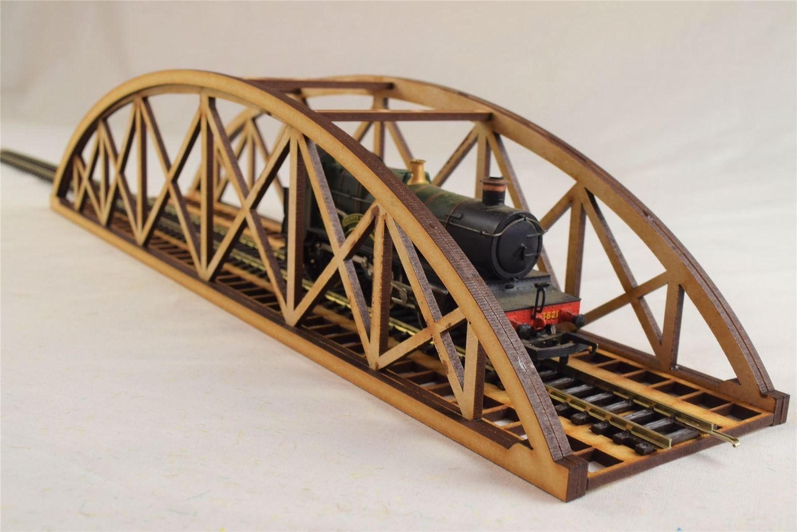 OO Gauge Single Track Bowstring Bridge 400mm Model Railway - Etsy
