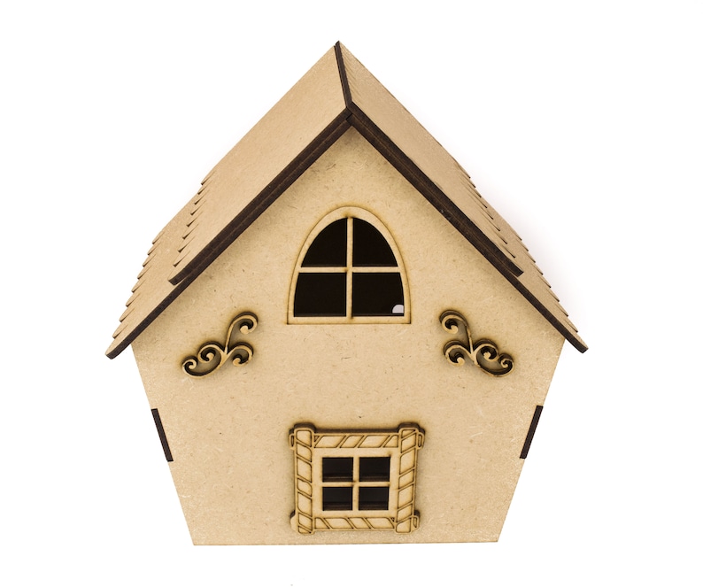Christmas Gingerbread House Kit: DIY MDF Craft, Family Winter Decor - Etsy