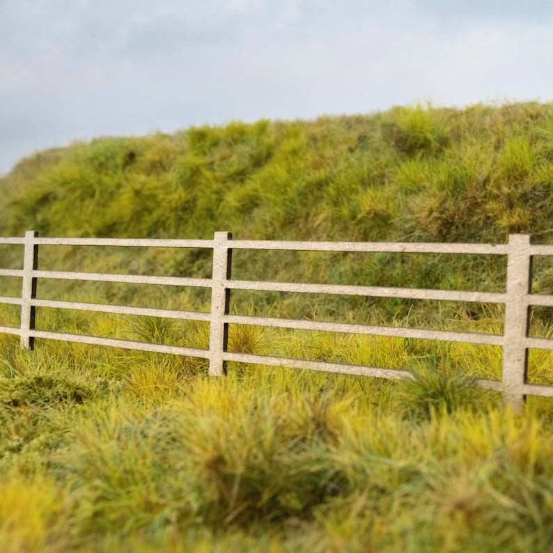 WWS OO Gauge Model Fences 1mm MDF Railway Modelling 00 Scale | Etsy UK
