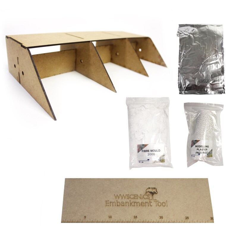 Wwscenics Build an Embankment Kits | Model Railway & Diorama Bundle ...