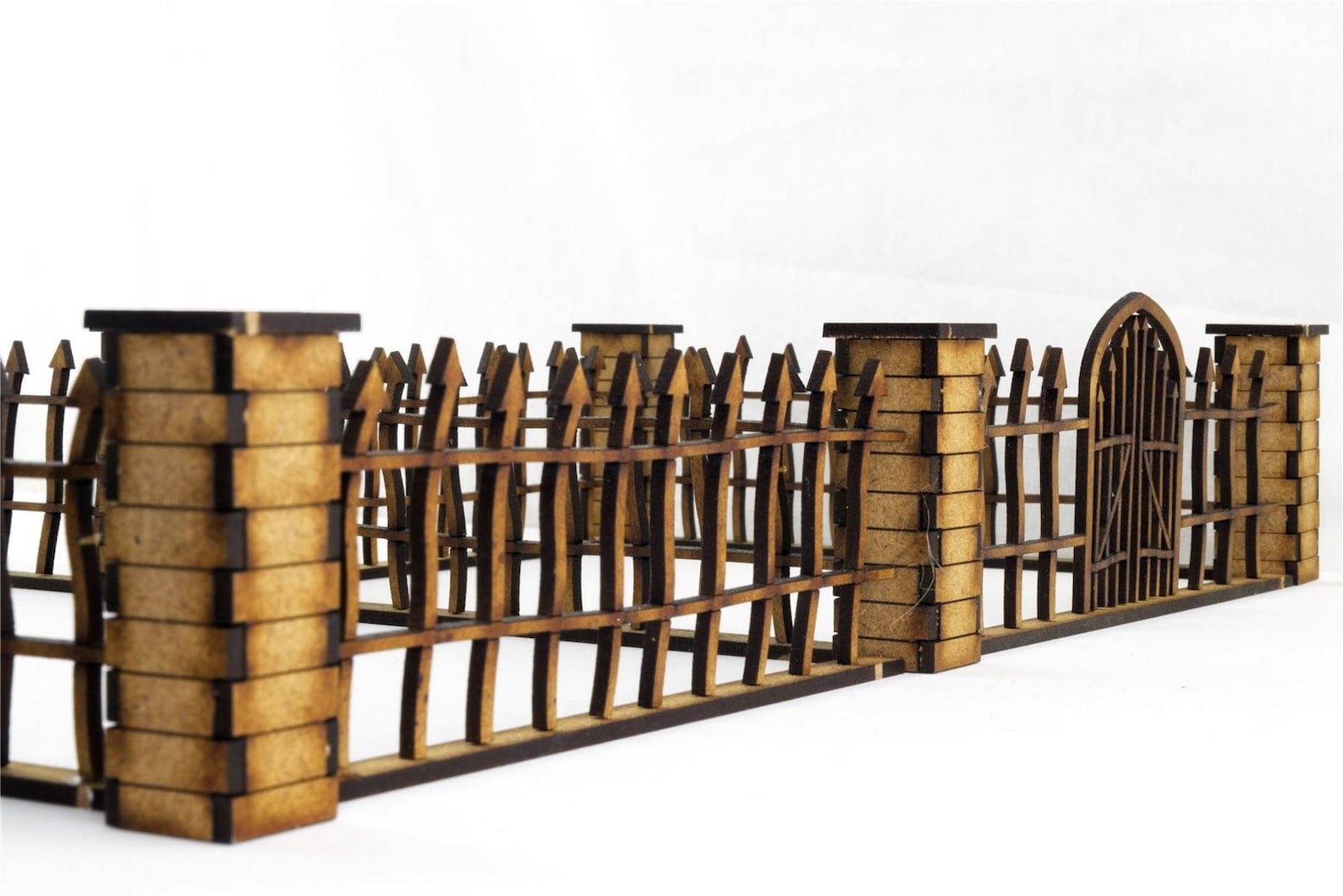 Halloween Spooky MDF Fence: Miniature Graveyard Diorama Build - Etsy