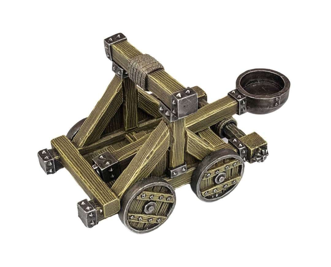 War World Gaming Medieval Siege Catapult Weapon - 28mm Fantasy ...