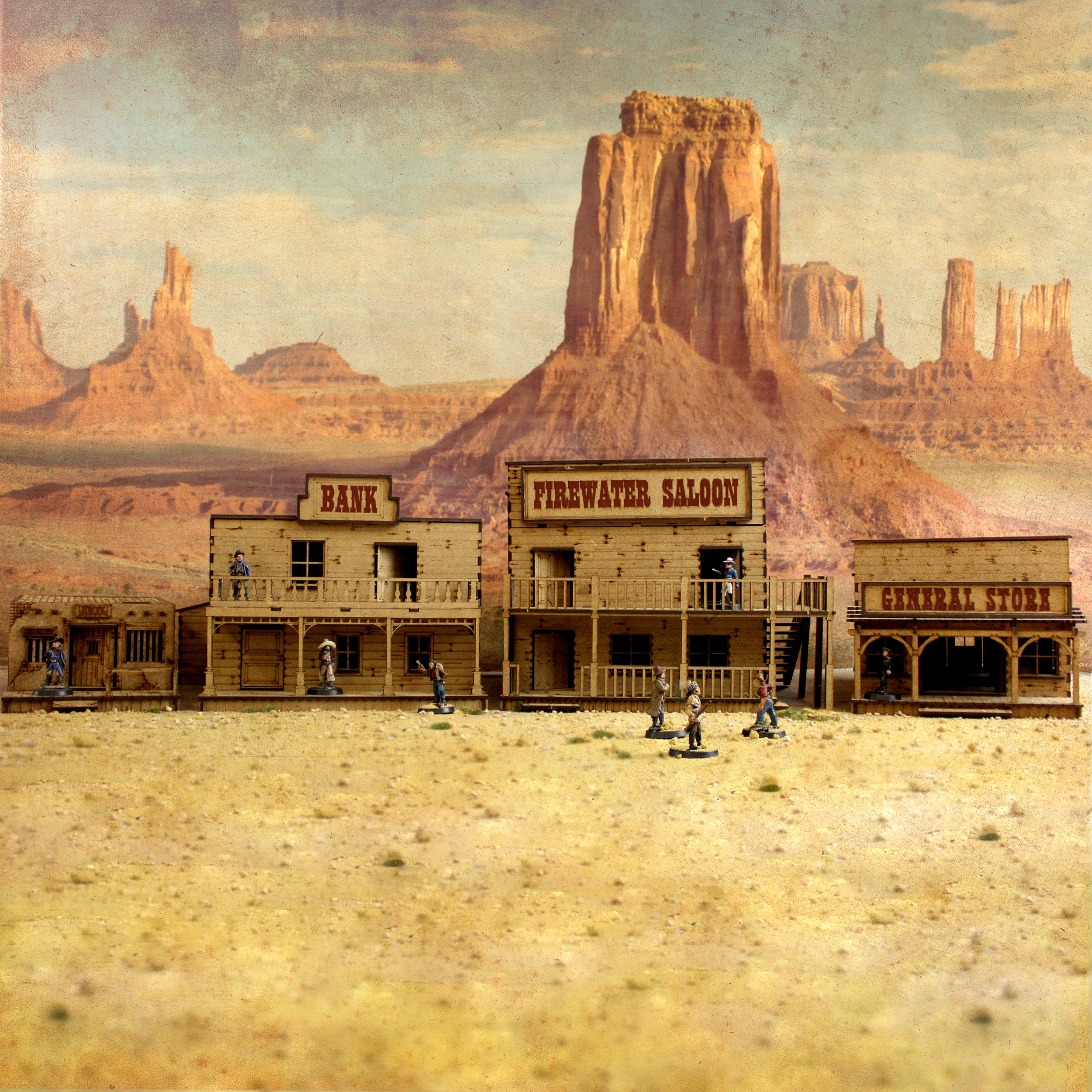 Wild West Jail | Scenery Layout Diorama Building - Etsy