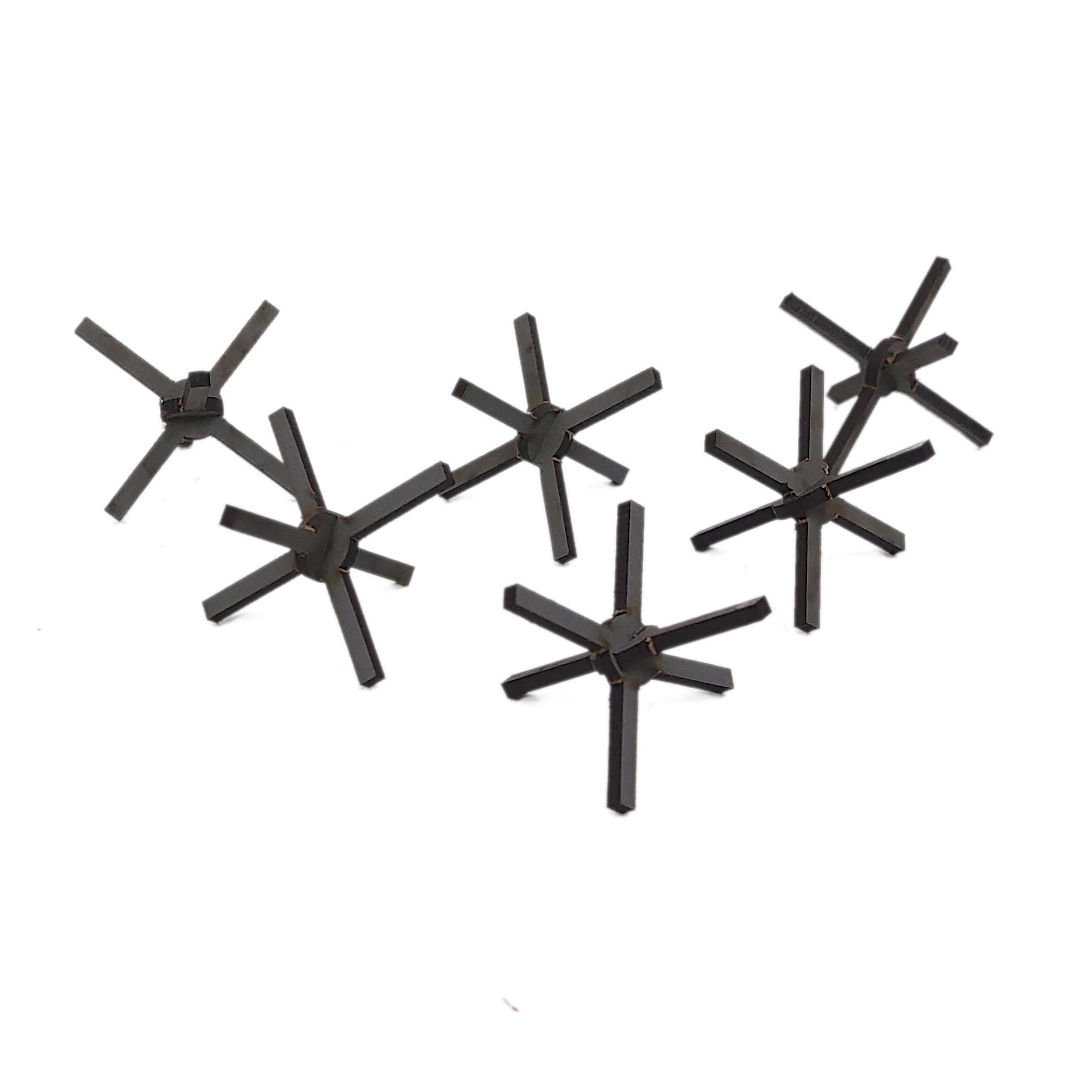 Tank Traps X6 | Pre-painted Scatter for 28mm & 32mm Wargames - Etsy