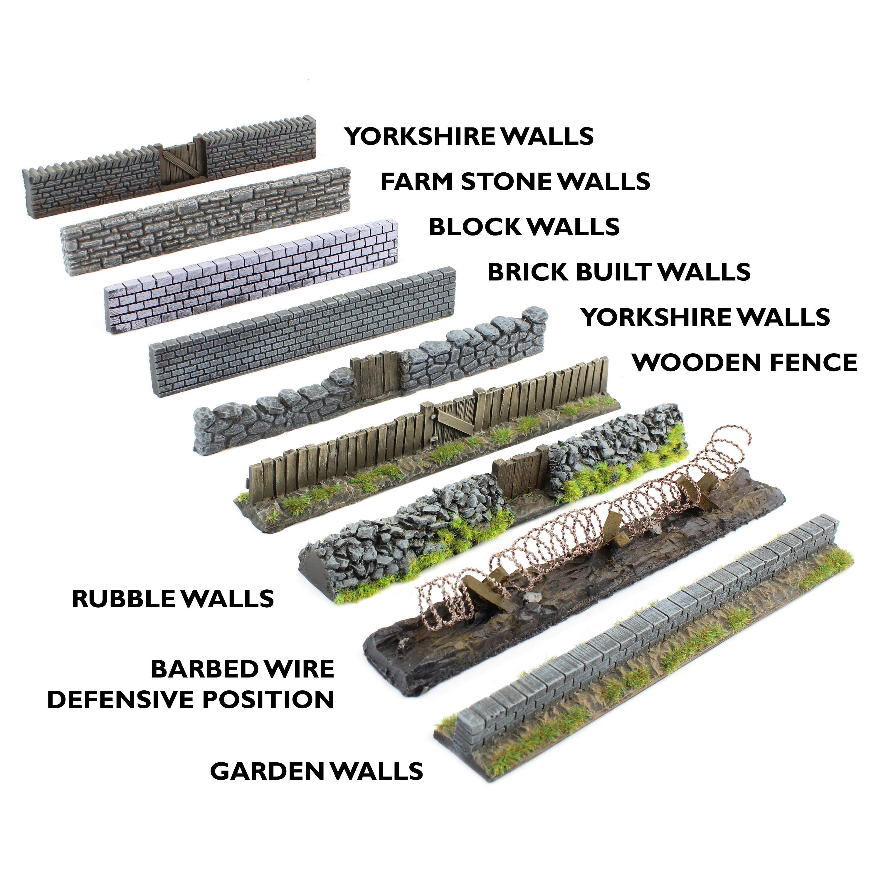 Dry Stone Wall & Gate 20mm 28mm Wargaming Tabletop Terrain - Etsy