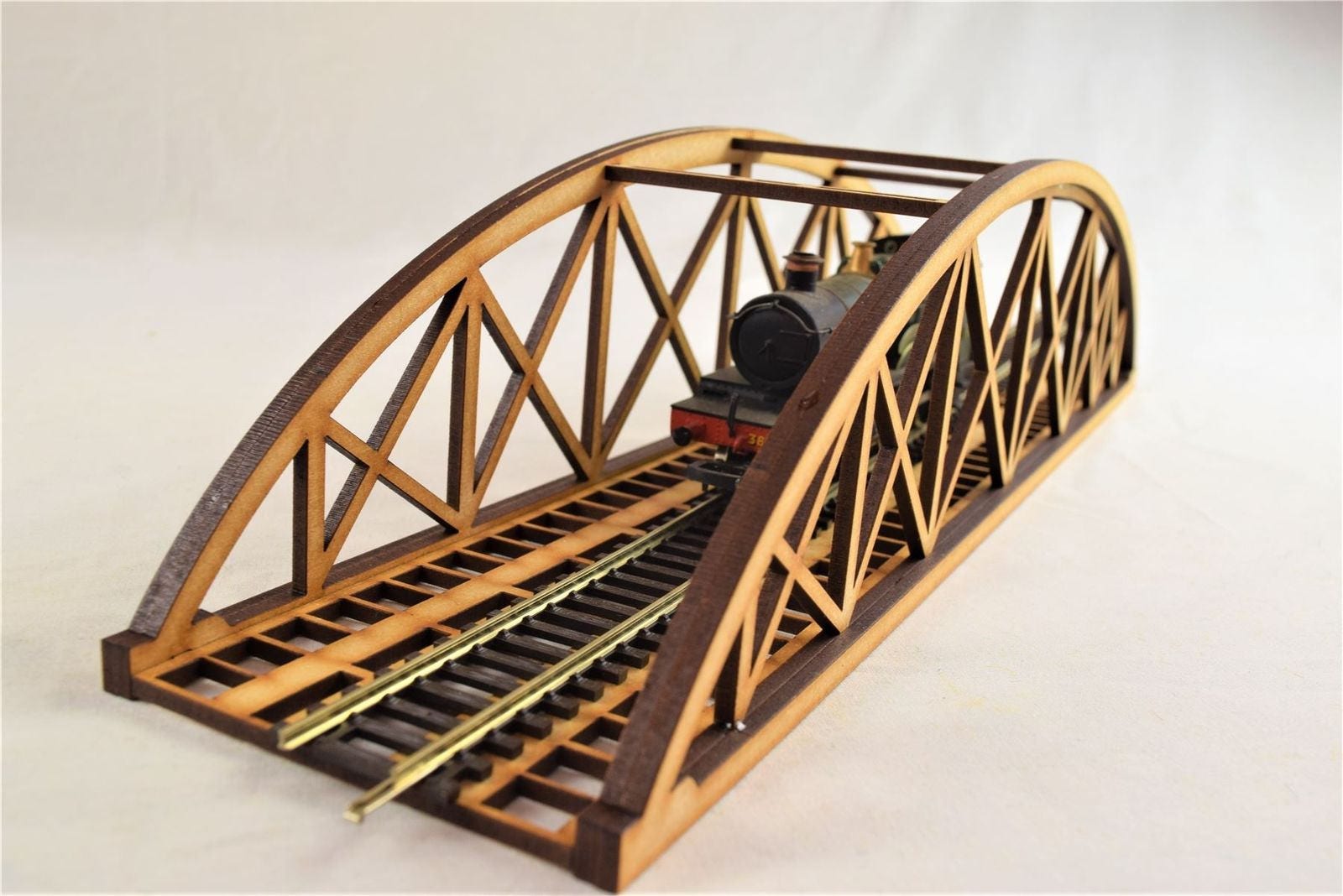 OO Gauge Single Track Bowstring Bridge 400mm Model Railway - Etsy