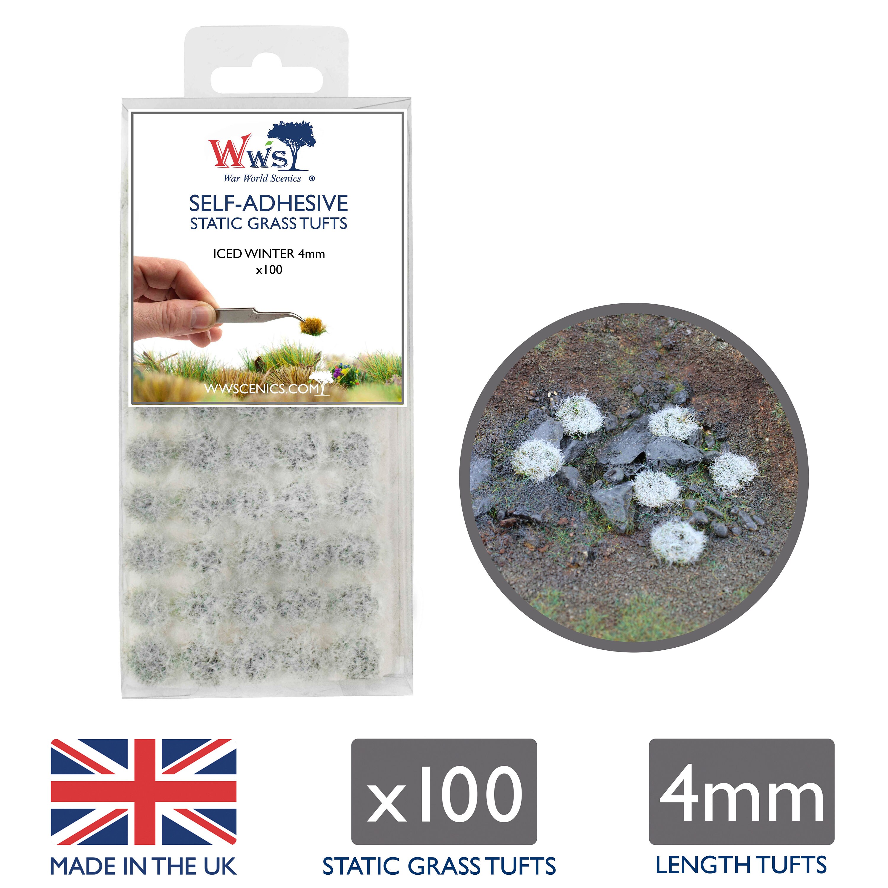 Static Grass 4mm Tufts X 100 – Choose Colour – Model Railway Wargame ...