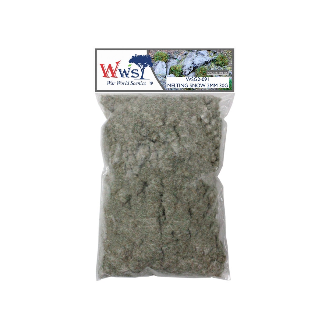 WWS | Melting Snow Scatter | Choose Size and Length | Model Scenery ...