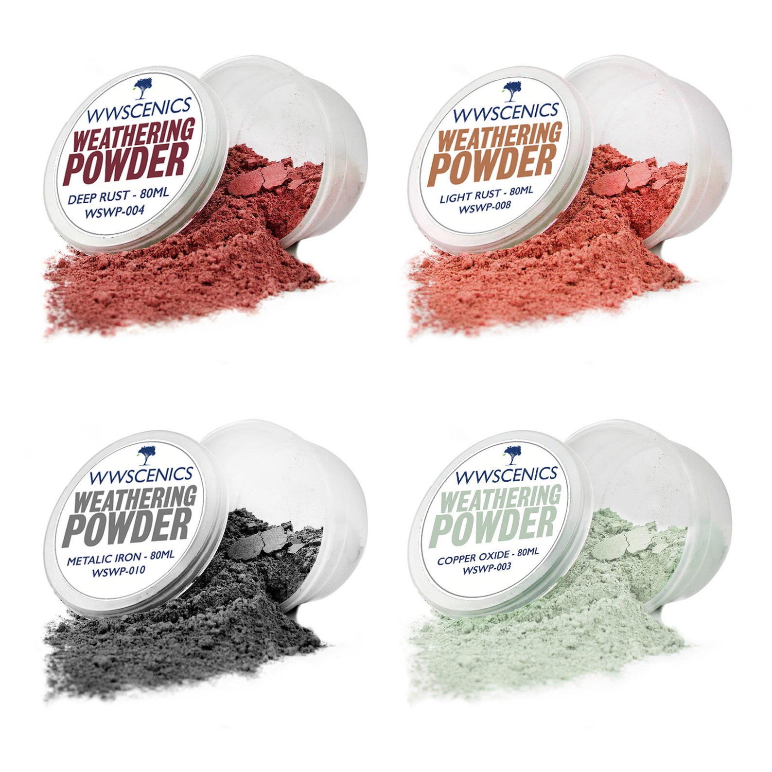 Weathering Powder Sets Choose Set of 4 5 or 8 Powders - Etsy