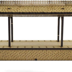 WWS Double Platform & Canopy With On/off Ramps – Railway MDF Oo/ho ...