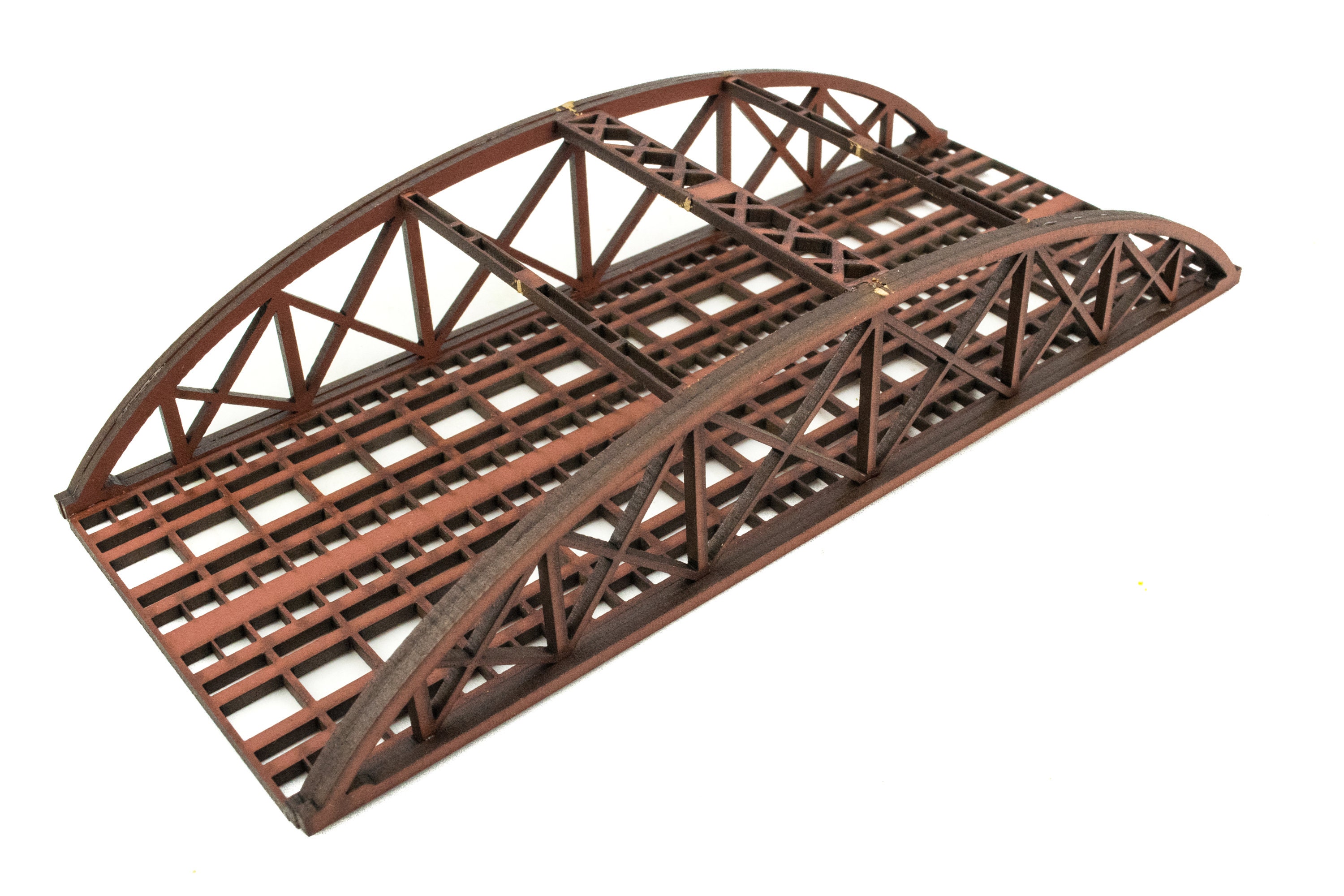 N-gauge Double Track Bowstring Bridge: 200mm MDF Railway Diorama - Etsy