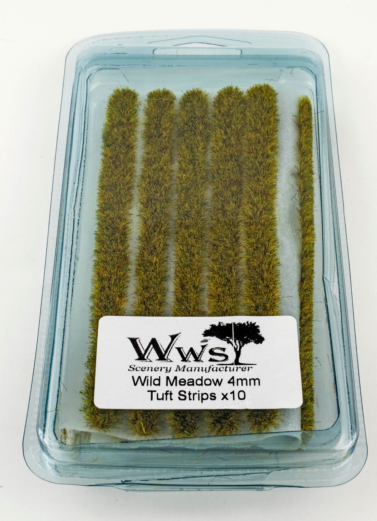 4mm Wild Meadow Grass Strips X 10 by WWS - Model Railway Diorama ...