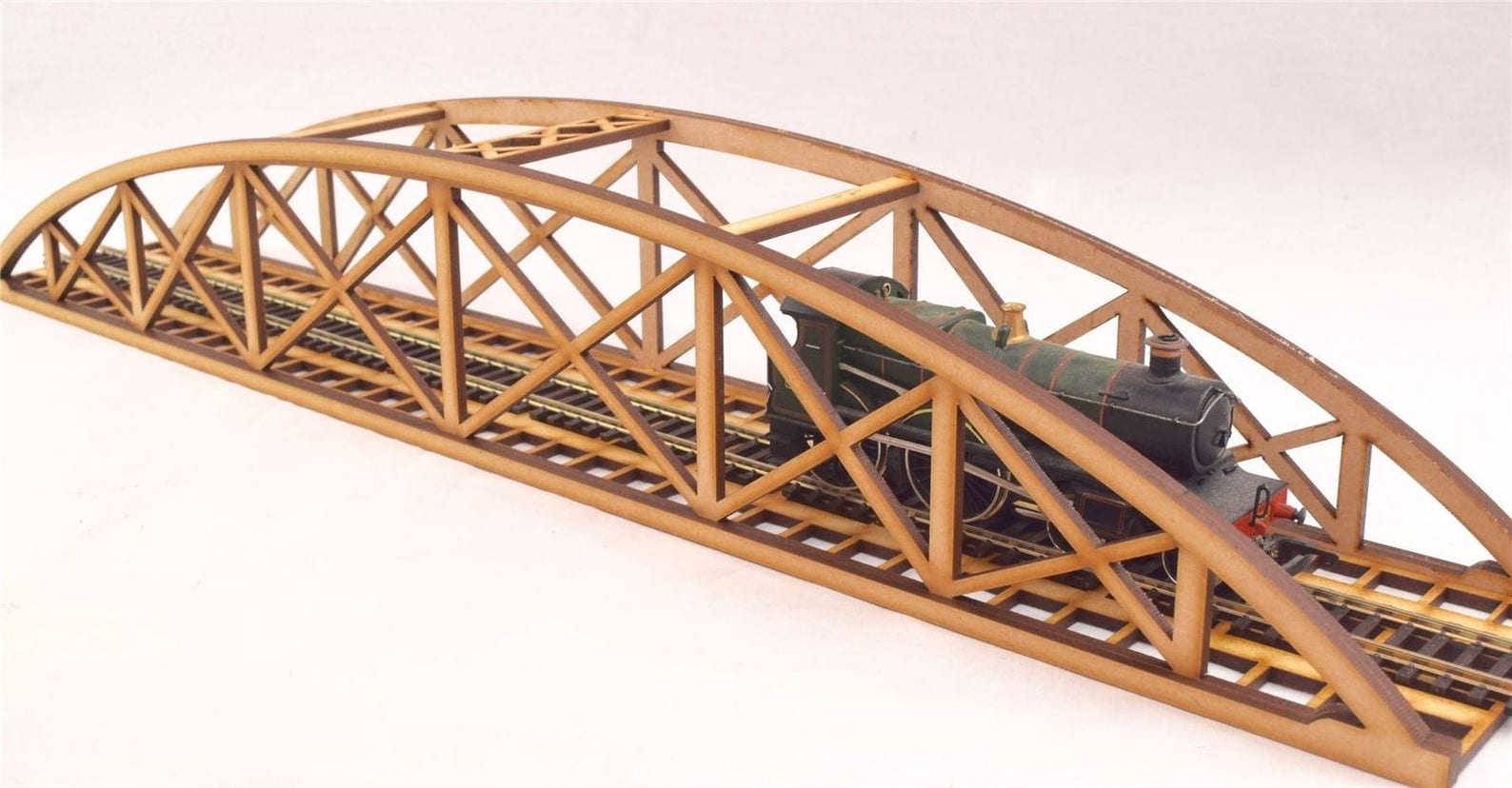 OO Gauge Single Track Bowstring Bridge by WWS – Model Railway MDF ...
