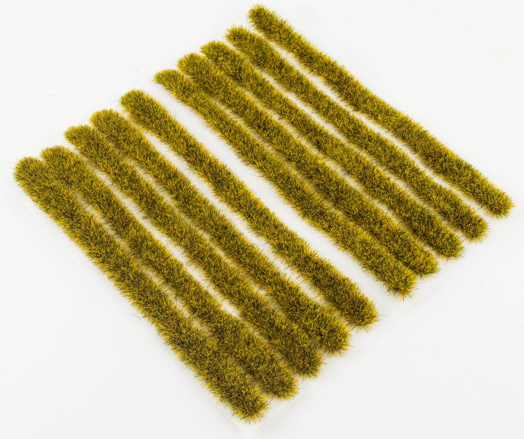 4mm Wild Meadow Grass Strips X 10 by WWS - Model Railway Diorama ...