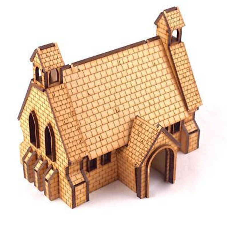 Medieval Town Church 28mm Fantasy Wargame Terrain Model - Etsy