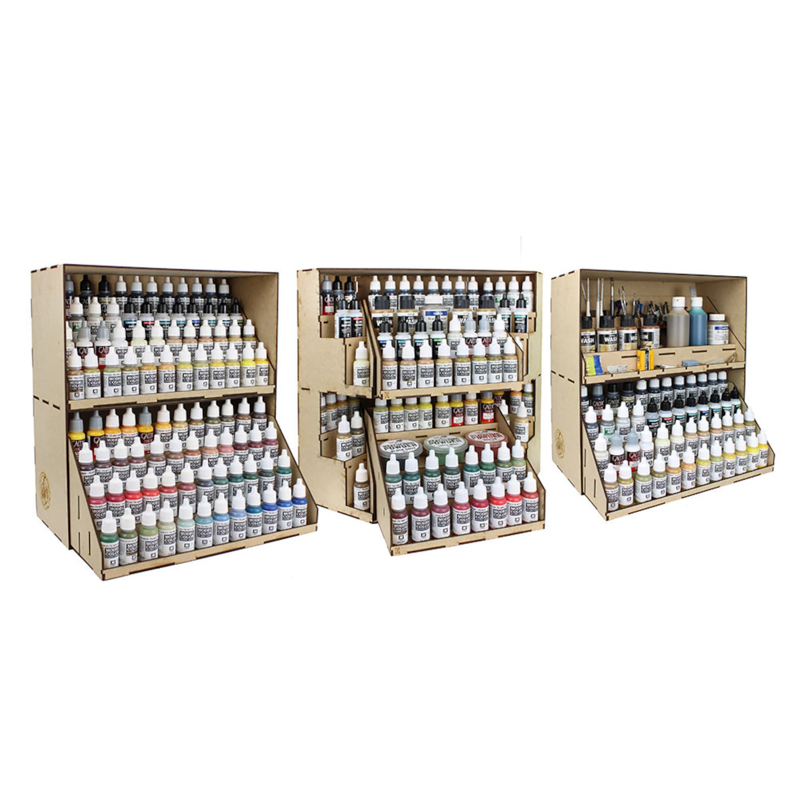 WWG Modular Paint Station System Set 3 Full Set MDF - Etsy UK