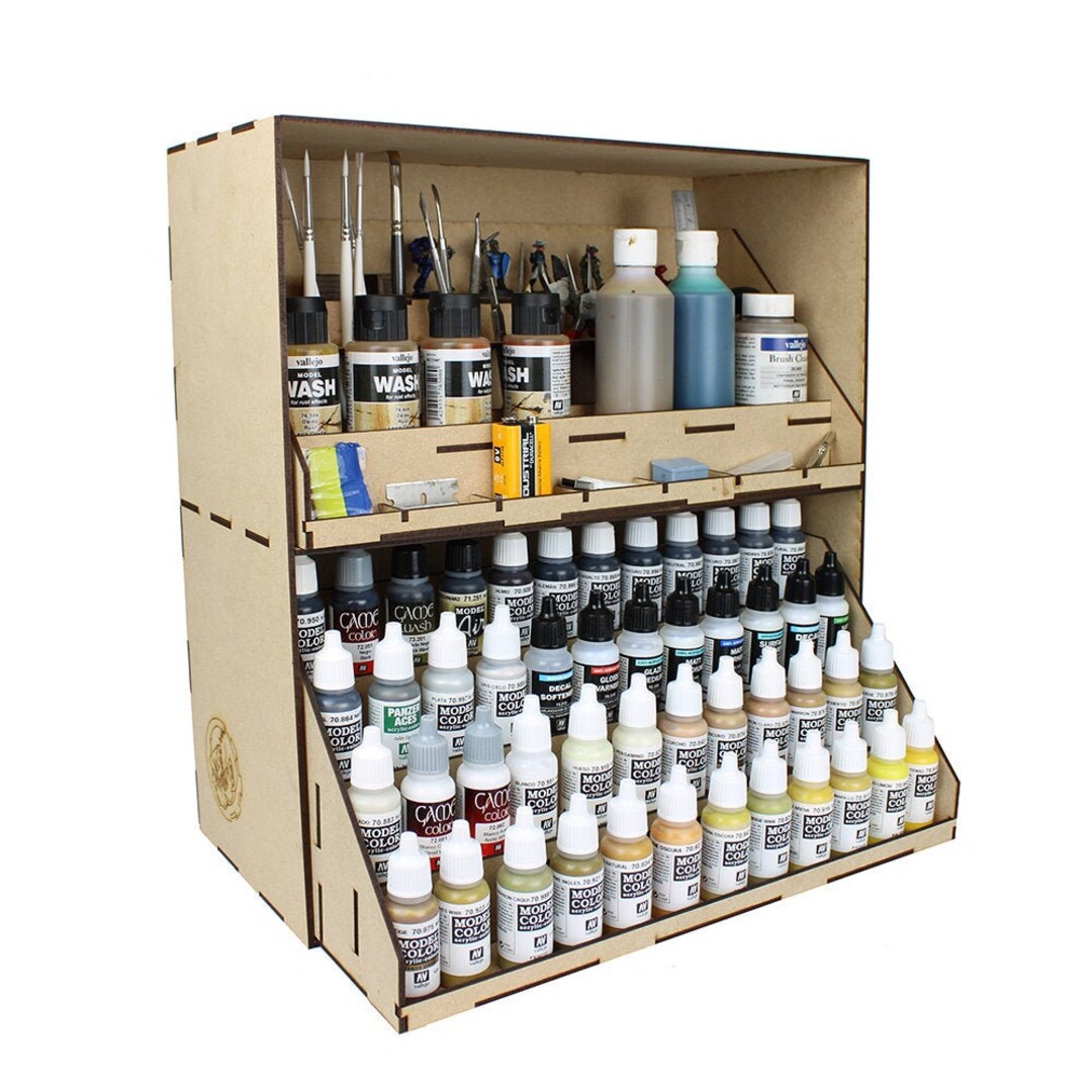 Modular Paint Station System - Stackable Section With Tool & Paint ...