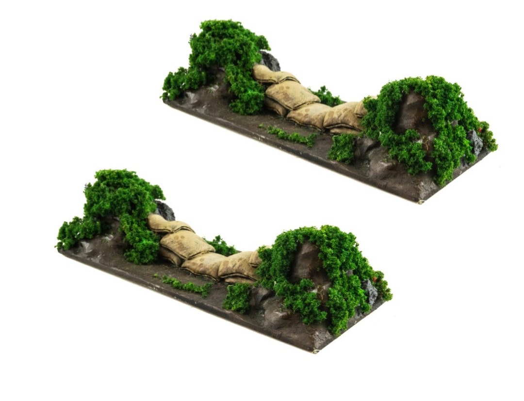 Sandbag Defensive Positions: 28mm WW2 Wargaming Terrain - Etsy