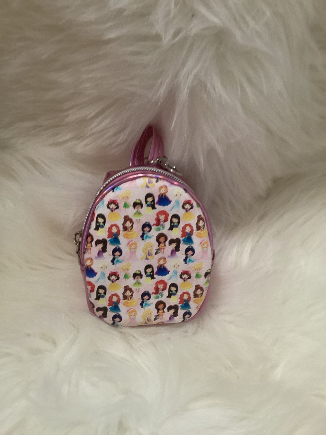 Cute Princesses Mini Backpack Keychain Bag Charm - Etsy