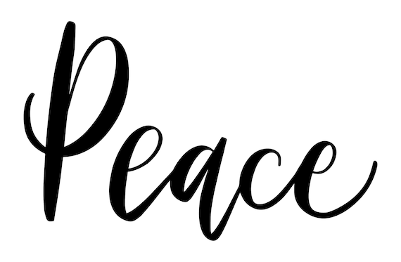 Peace SVG & AI Files Cricut Vinyl Paper Project File - Etsy