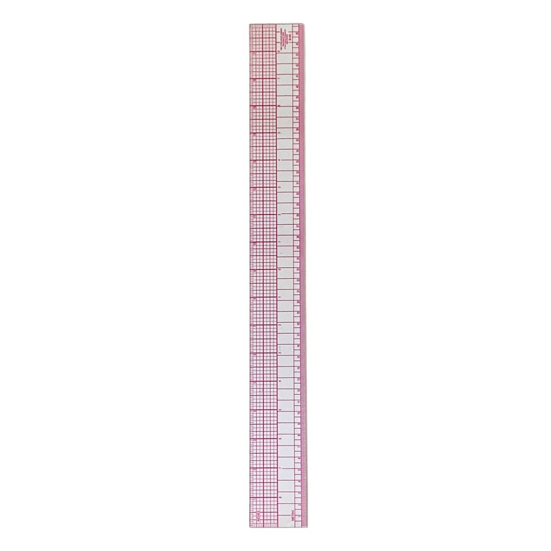 18 Inches Metric Beveled Ruler, Beveled Transparent Ruler Plastic ...