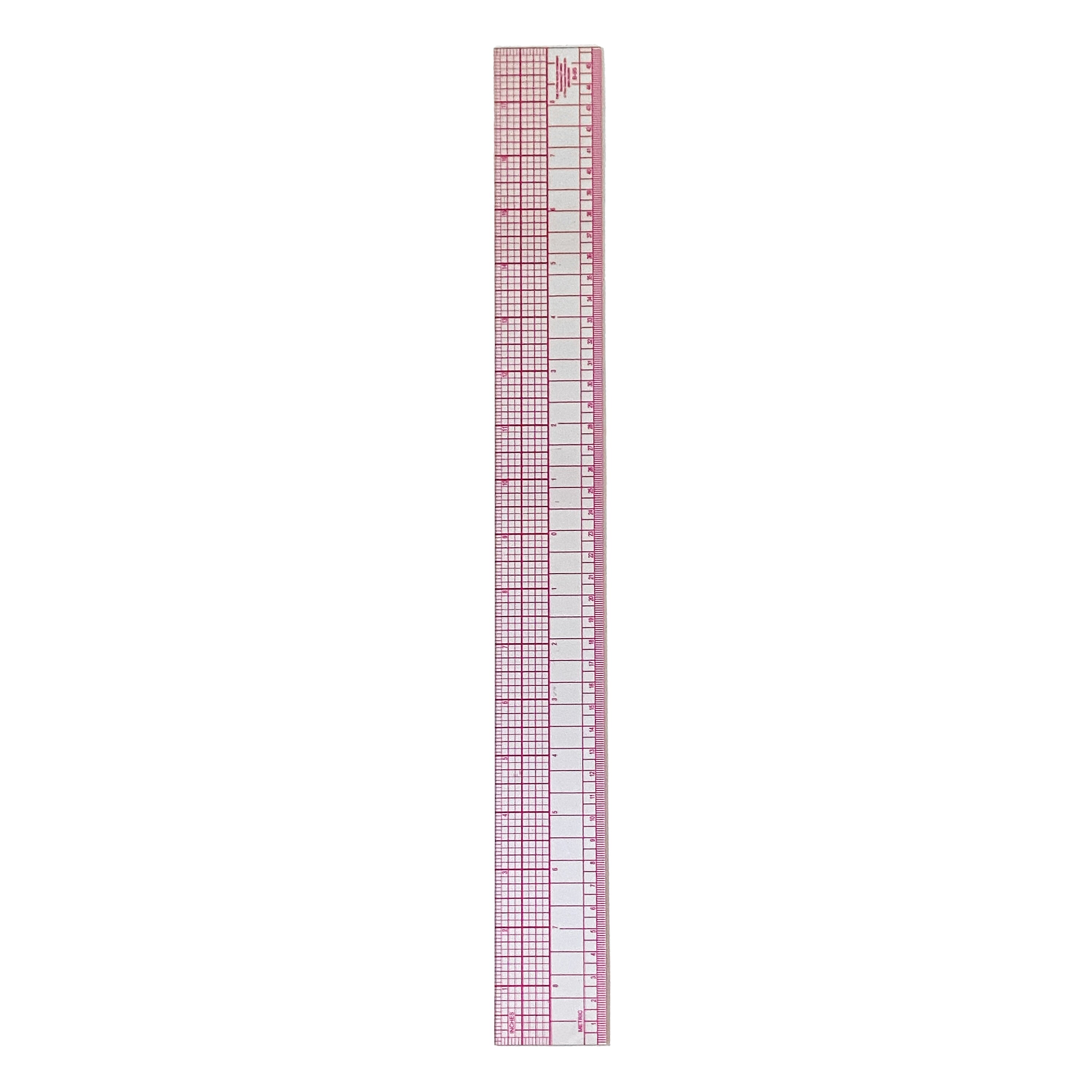 18 Inches Metric Beveled Ruler, Beveled Transparent Ruler Plastic ...