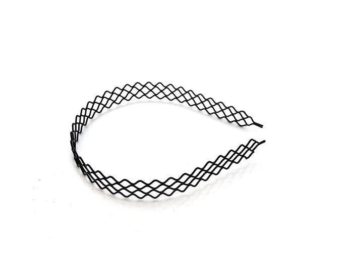 Simple Wired Metal Headbands for Men Women Basic Spring Wavy - Etsy