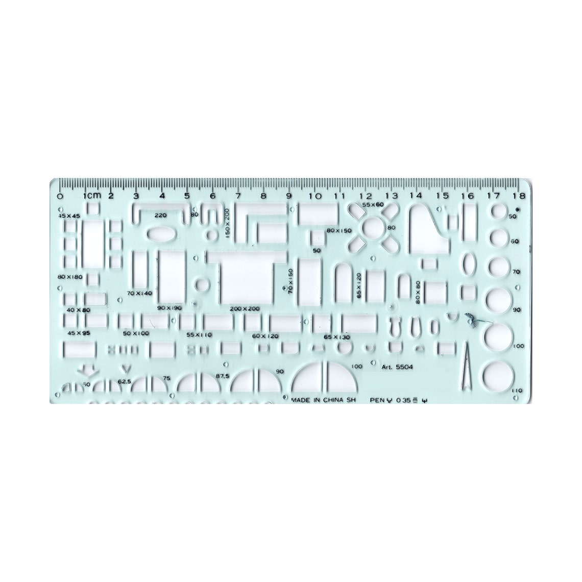 Drafting Templates Drafting Tool Furniture Template, Expanded House ...