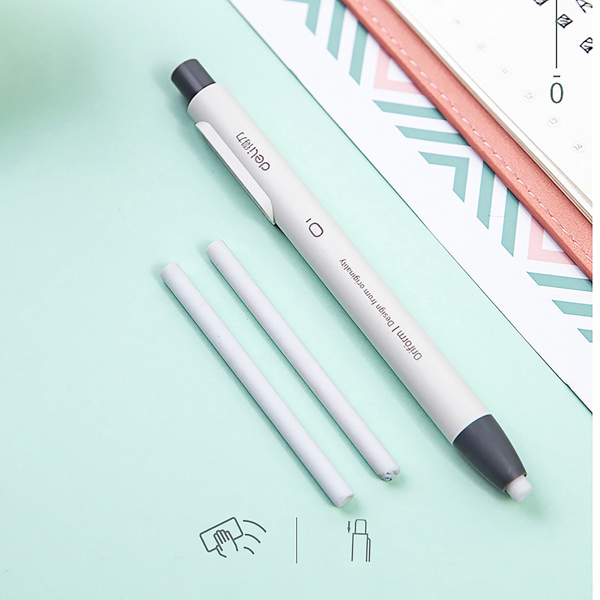 Pencil-style Grip Eraser Retractable Mechanical Eraser Pen - Etsy