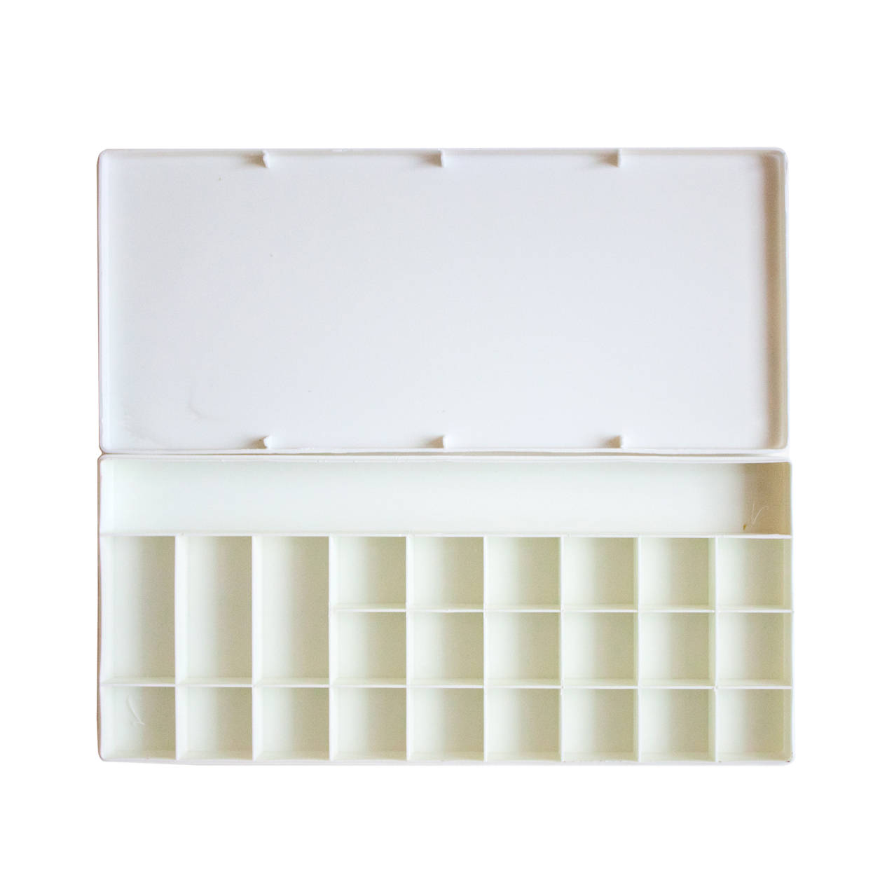 25-well Rectangular Plastic Watercolor Palette Box Paint Tray - Etsy