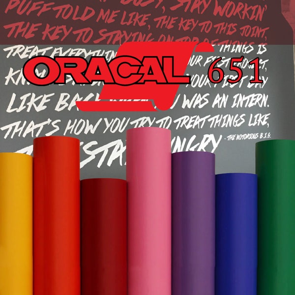 Oracal 651 - Etsy