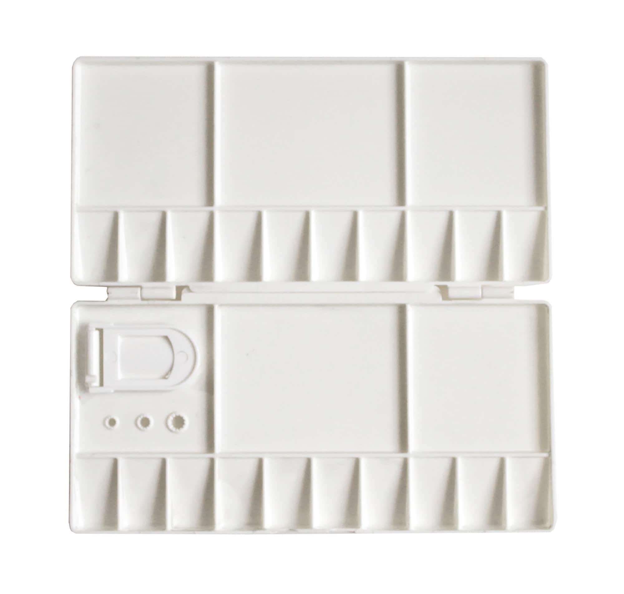 Rectangular Plastic Watercolor Palette with 3 Brush Slots | Etsy