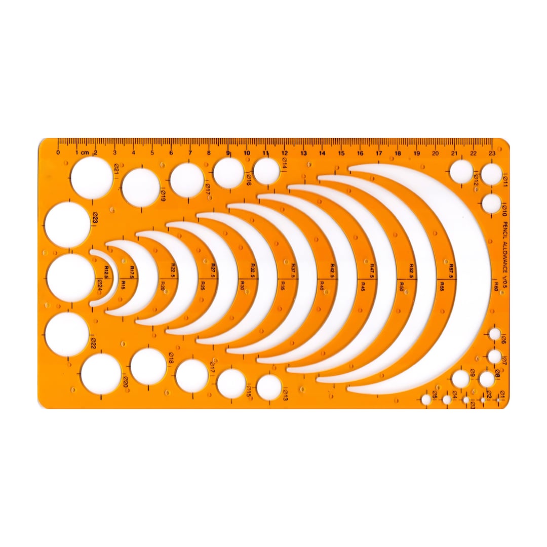 Circle Radius Master Template, Circle Radius Arc Template Stencil ...