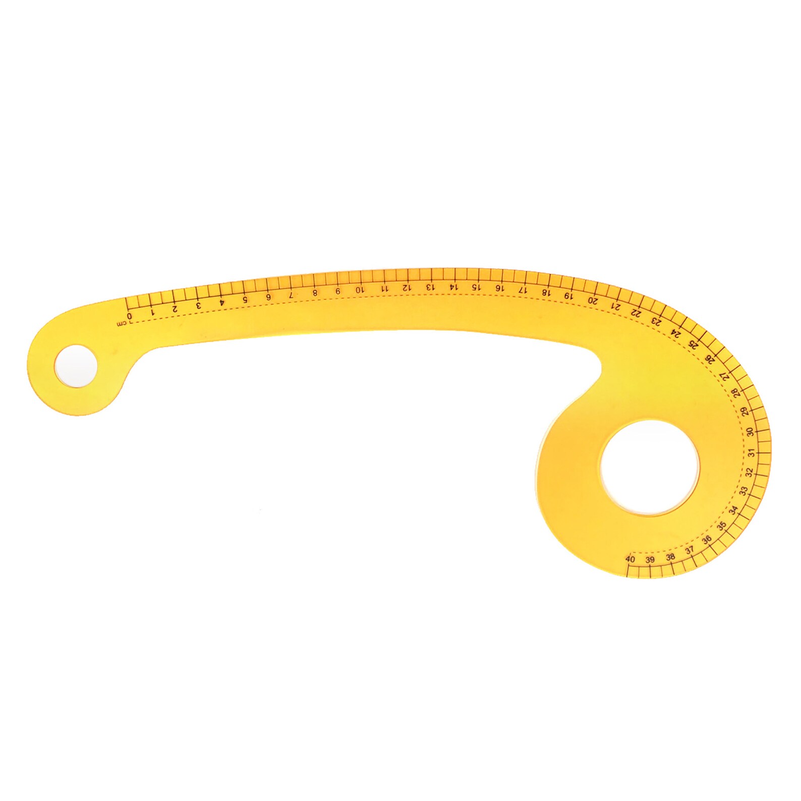 Tailoring Ruler 40cm French Curve Styling Design Ruler, Clear Arm Hole ...