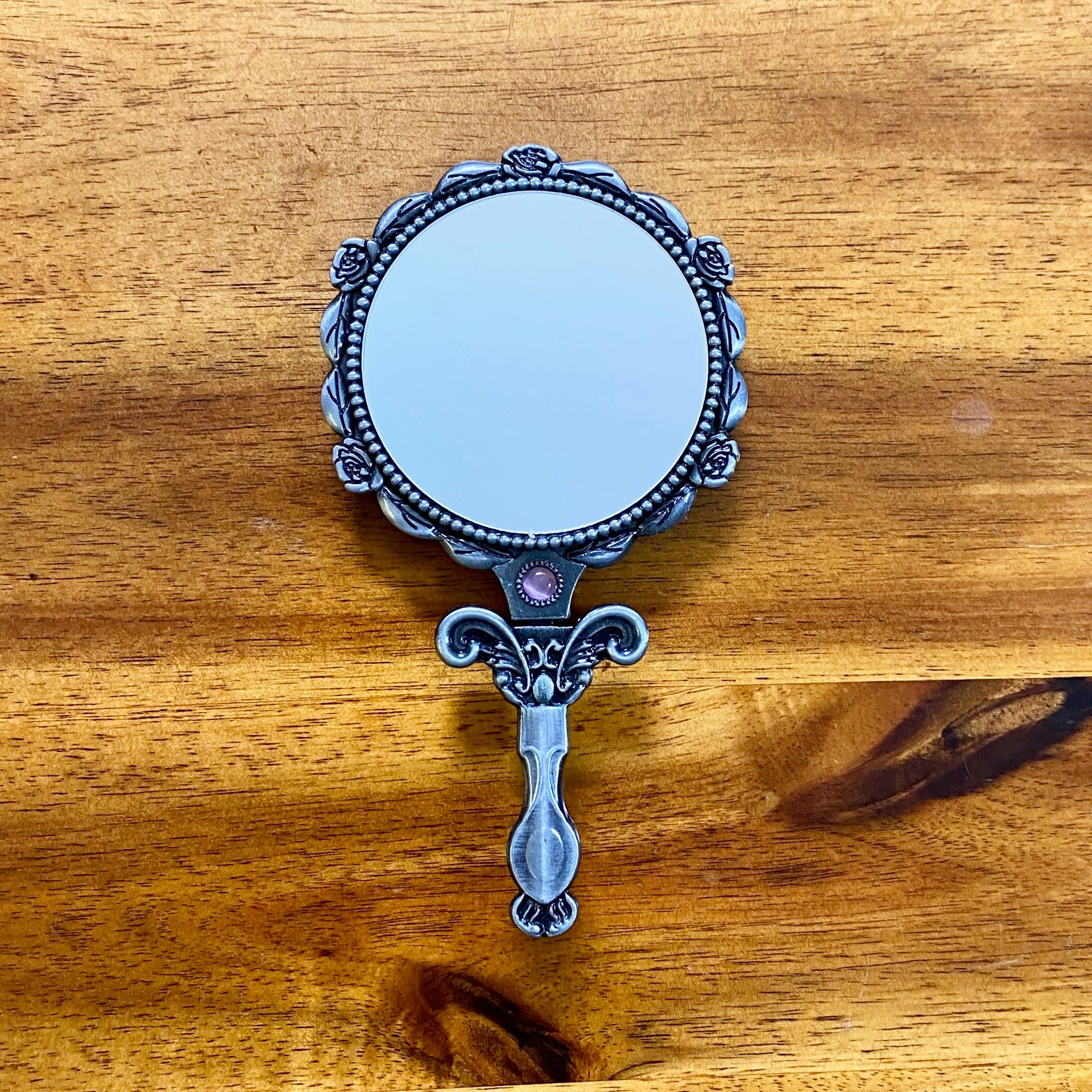 Vintage Hand Mirrors With Baroque Style Embossed Blank Mirrors - Etsy