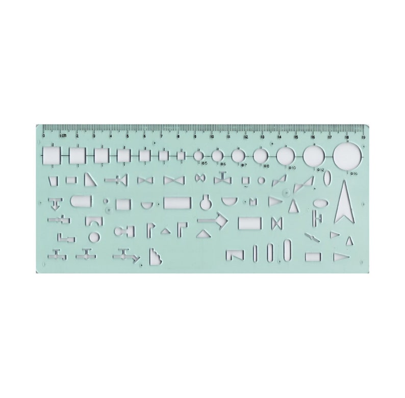 Isometric Piping Template Drainage Template Drafting Tool - Etsy